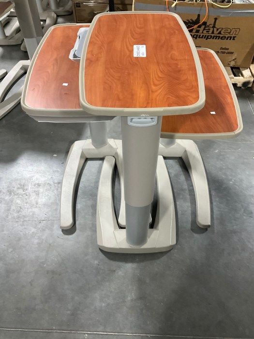 (3) STRYKERS OVERBED TABLES for sale