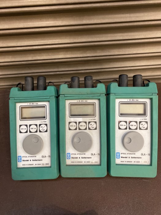 3 Wandel & Goltermann Optical Attenuator + Quest Sound Level Meter ...