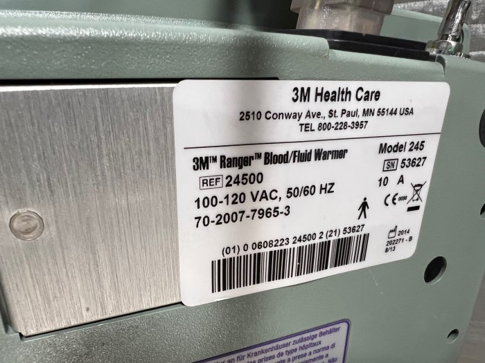 3M Ranger 245 Fluid Warmer for sale