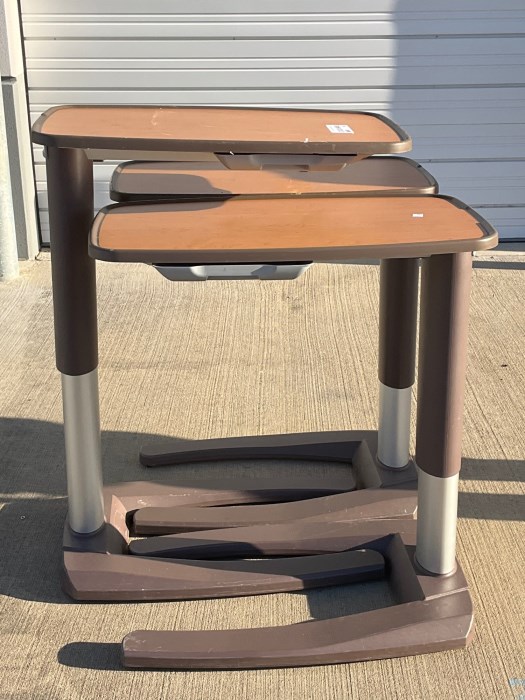 (3)Strykers Overbed Tables for sale