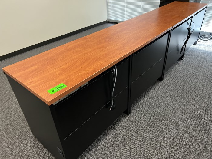 (4) Nova Solutions Training Computer desk, does not include chairs for sale
