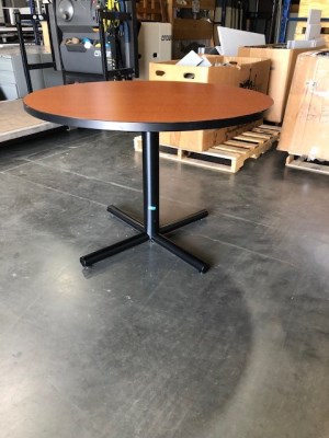 42” Round Table with X Base. for sale