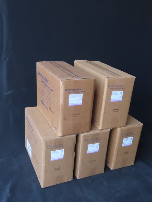 5 CASES OF BD Vacutainer EDTA Tubes REF 367861 for sale
