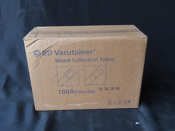 5 CASES OF BD Vacutainer EDTA Tubes REF 367861 for sale