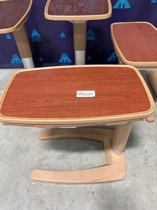 (5) STRYKER OVER BED FOOD TABLES for sale