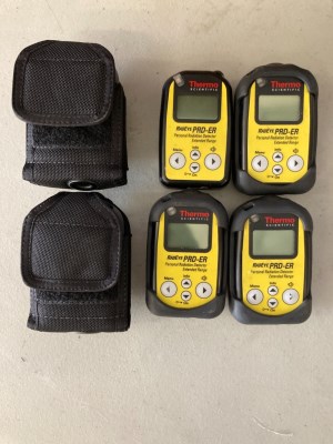 (6) Thermo Scientific RadEye PRD-ER (Personal Radiation Detector) for sale