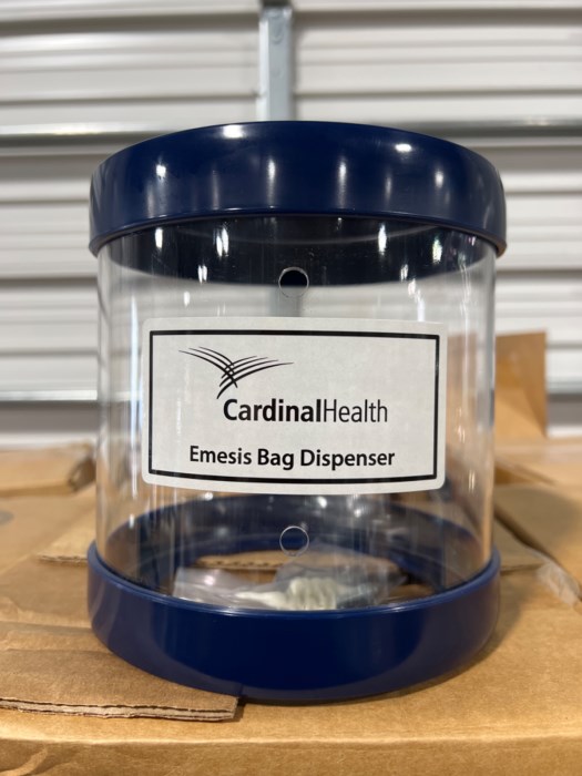 (65) BOXES OF CARDINAL HEALTH EMESIS BAG DISPENSERS (NEW) for sale