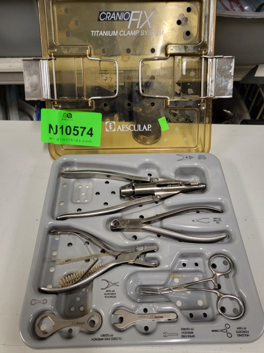 Aesculap Cranio Fix Titanium Clamp System Tool for sale