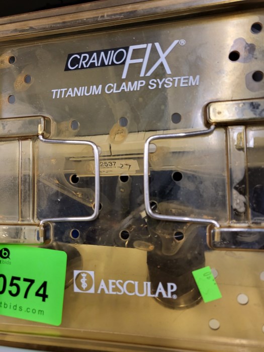 Aesculap Cranio Fix Titanium Clamp System Tool for sale
