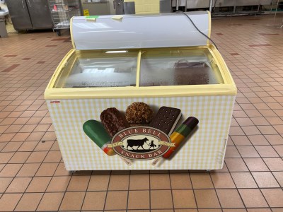 AHT RIO S125 Curved Top Display Freezer for sale