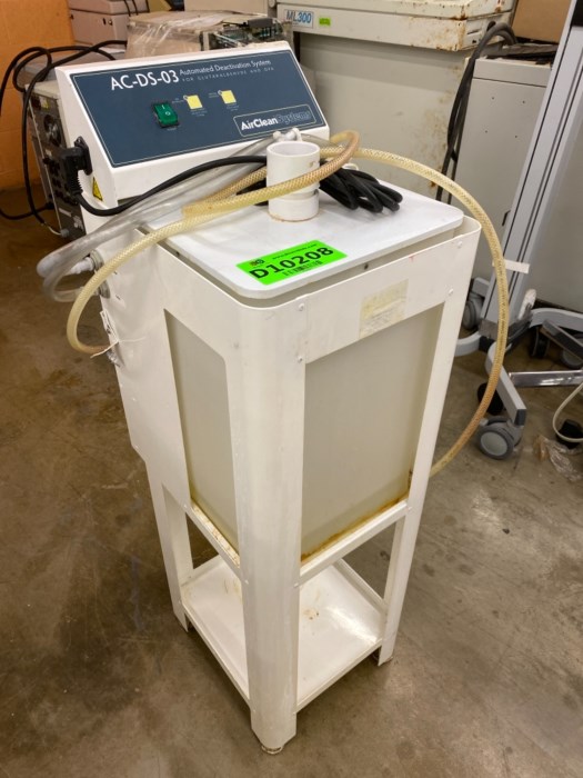 Air clean systems AC -DS-03 automated deactivation system for ...