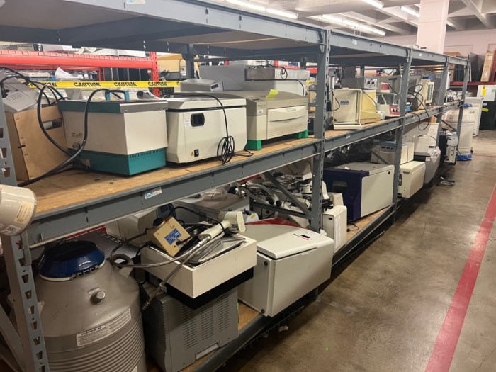 Aisle of Laboratory Equipment for sale