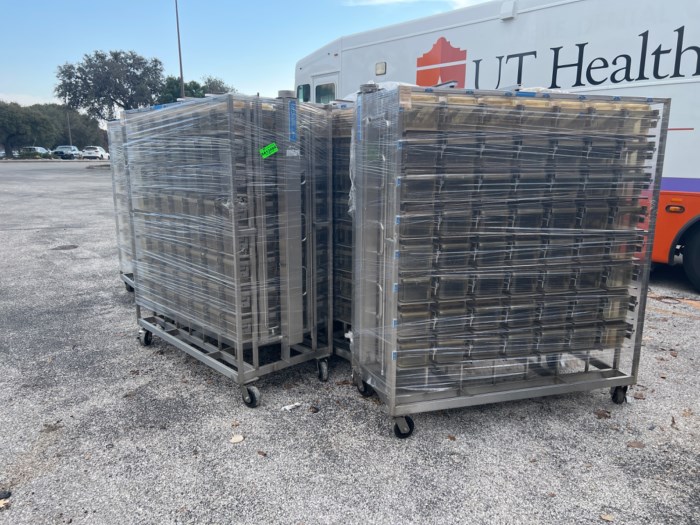 Allentown Caging Equipment Rodent Enclosures (Lot of 9) for sale