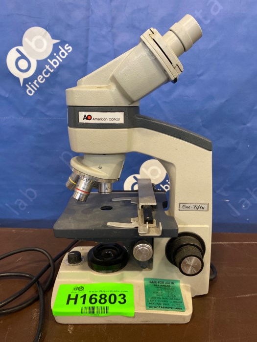 American Optical AO Scientific Instruments model One-Fifty Microscope ...