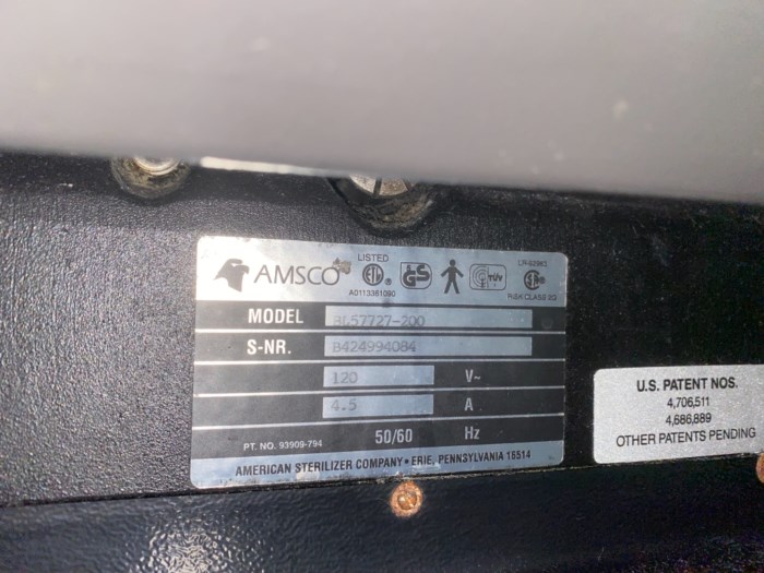 Steris Amsco 3080 Surgical Operating Table BL57727-200 for sale