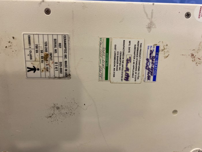 AngioDynamics Biolitec Ceralas D-15 980nm Surgical Endovenous Laser for ...