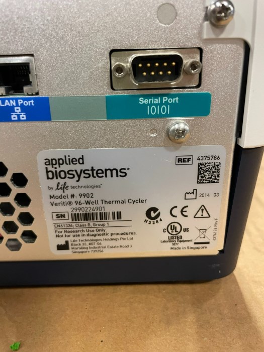 Applied Biosystems Veriti 384-Well Thermal Cycler for sale