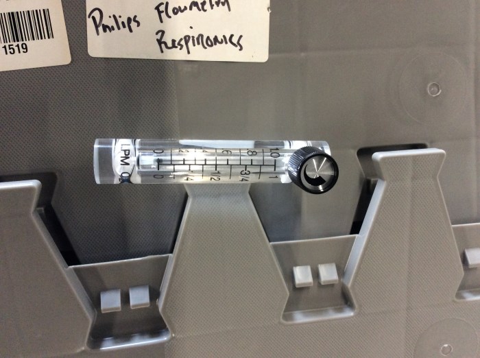 APPROX. (29) - RESPIRONICS PHILIPS NEW LOW FLOW CABINET FLOWMETER for sale