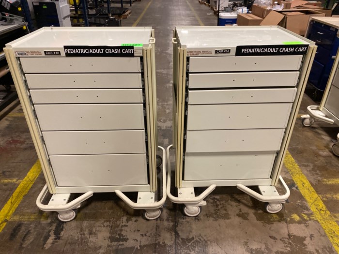 Armstrong Medical A-Smart Crash Carts for sale