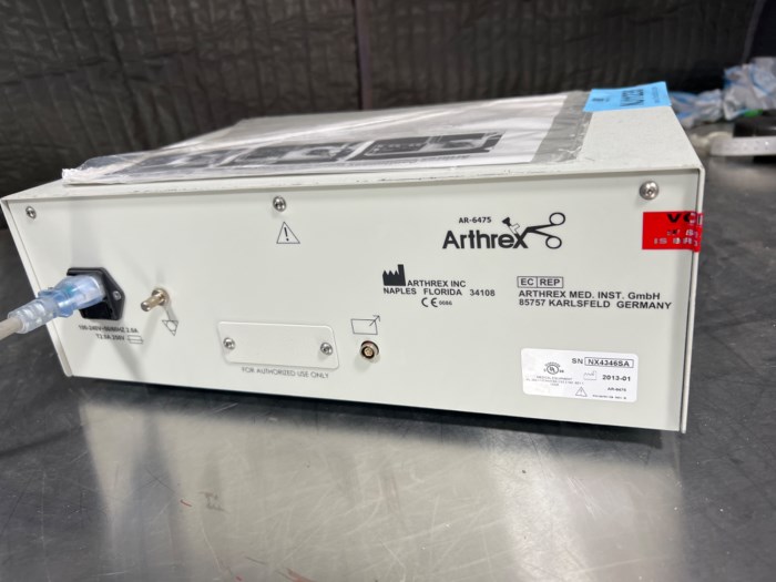 Arthrex Continuous Wave III AR-6475 Arthroscopy Pump for sale