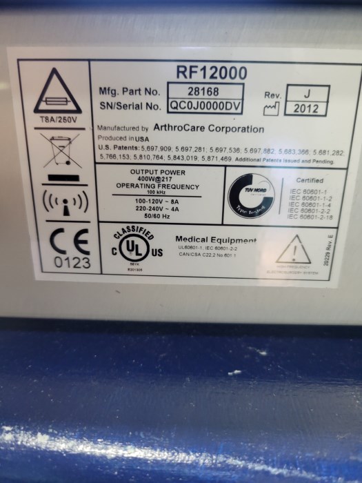 Arthrocare Quantum 2 RF Arthroscopic Generator for sale