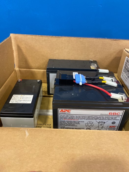 Assorted APC Batteries + Phillips Batteries for sale