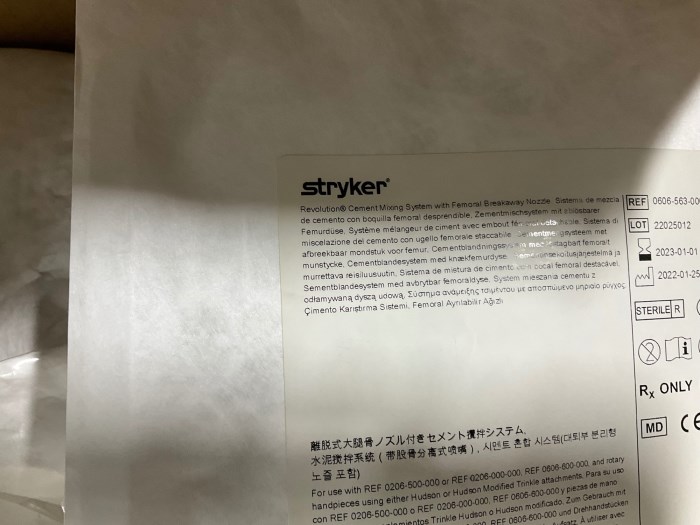 Assorted Consumables ( Revolution Cement Mixing System, Color Cuff ...