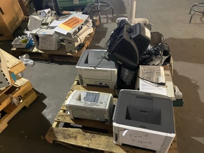 Assorted Damaged Medical & Electronic Equipment (Lot of 2 Pallets) for sale