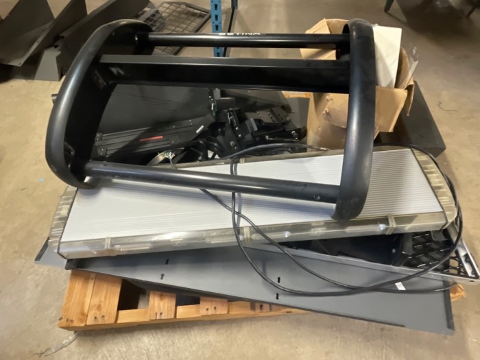 Assorted Police Car Parts & Accessories for sale