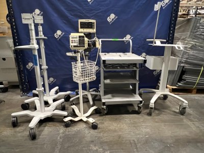 Assorted Rolling Medical Carts/Devices (Lot of 6) for sale