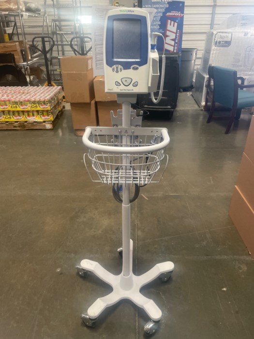 Assorted Vital Sign Monitors & Rolling Carts for sale