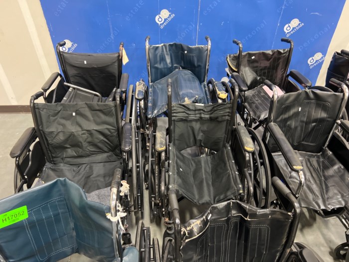 Assorted Wheelchairs; Walkers and Invacare Reliant 600 Heavy-Duty Power ...