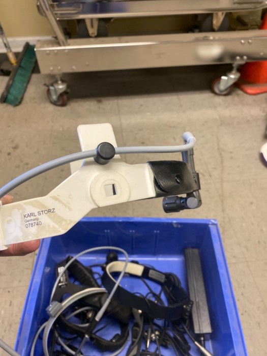 Assortment of Surgical Helmets by Karl Storz, Welch Allyn and Grams ...