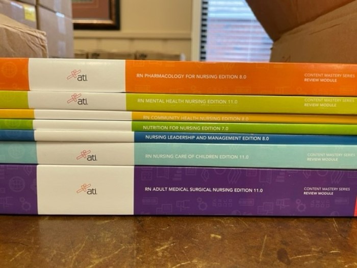 ATI RN Student Books for sale