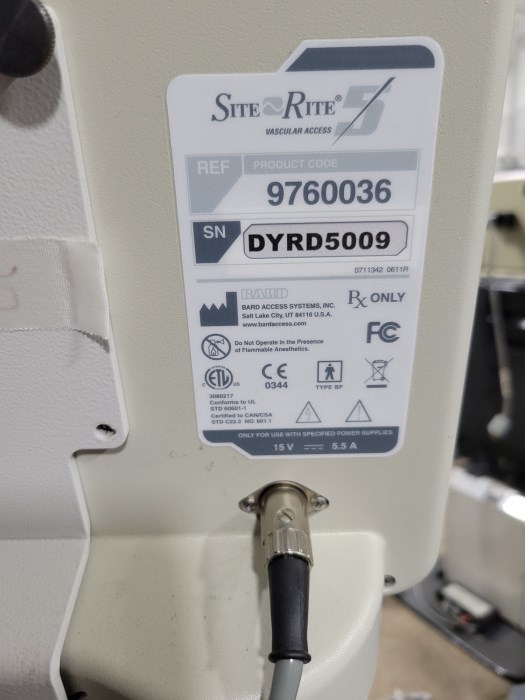 Bard Site Rite 5 Vascular Ultrasound for sale