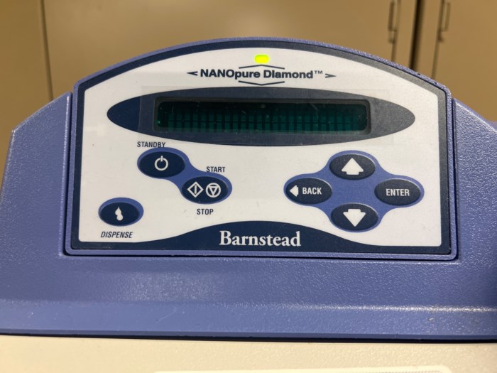 Barnstead NANOpure Diamond Laboratory Water Purification System for sale