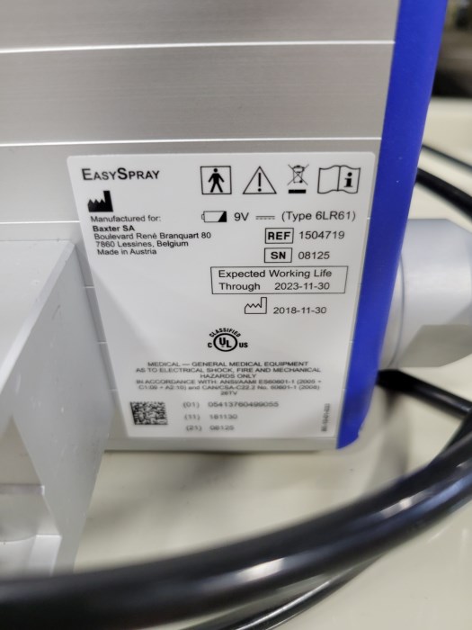 Baxter EasySpray Pressure Regulator for sale