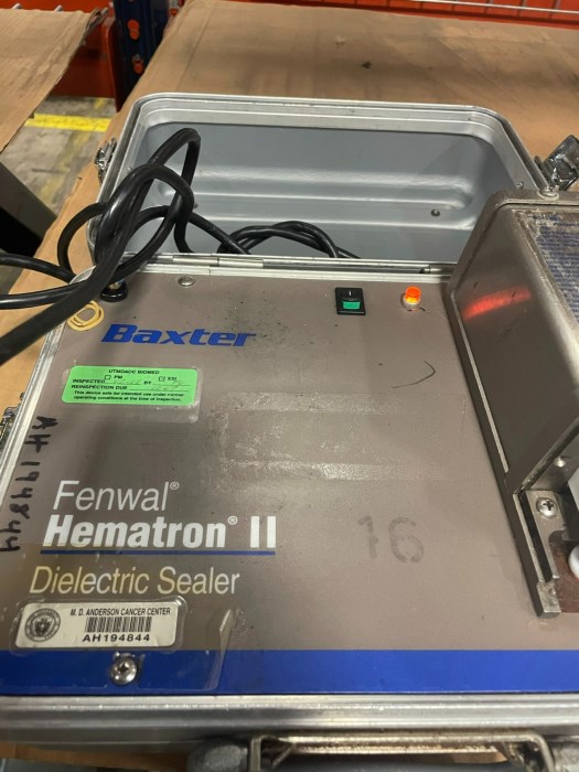 Baxter Fenwal Hematron 2 for sale