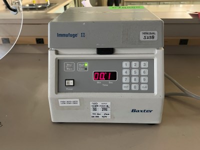 Baxter Immufuge II Table Top Centrifuge for sale