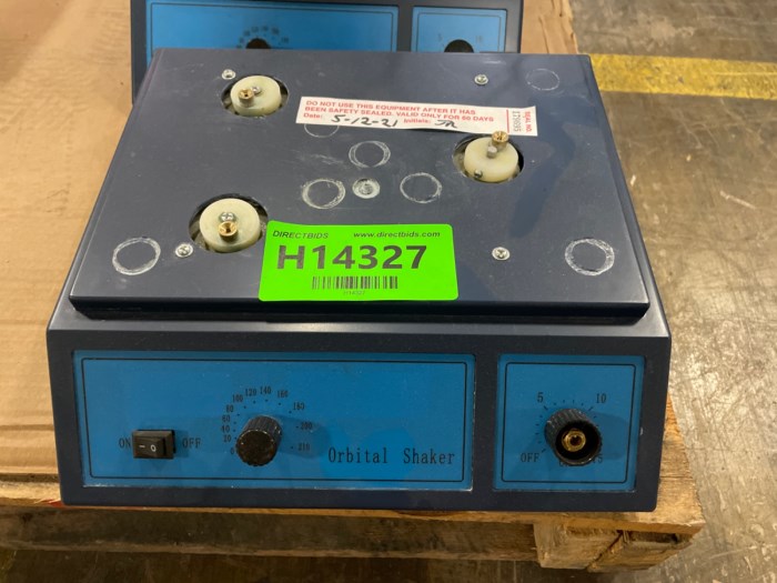 BD High Throughput Sampler, Thermo 3120075, & Orbital Shakers for sale