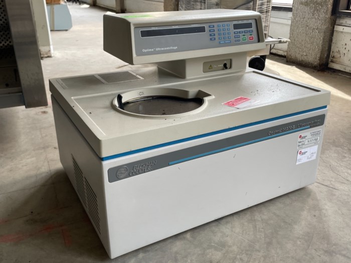 Beckman Coulter Optima Max-E Ultracentrifuge 100,000 RPM for sale