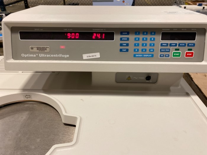 Beckman Coulter Optima MAX Ultracentrifuge 30,000RPM for sale