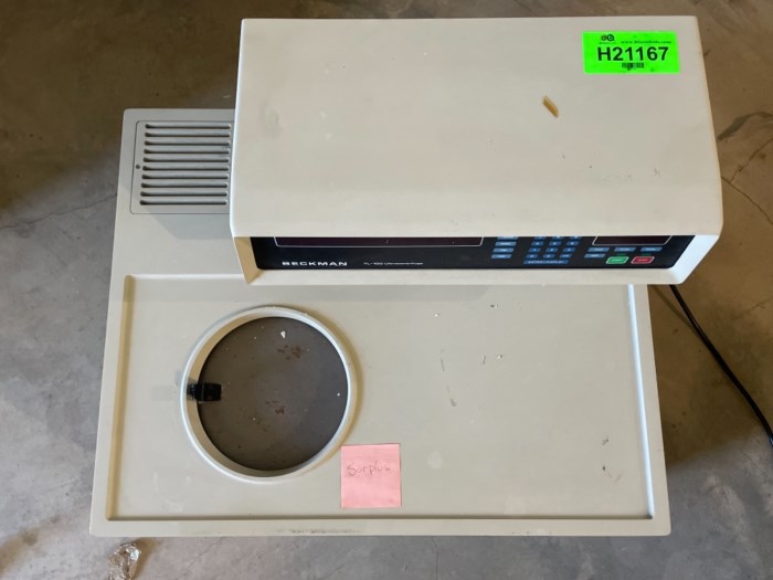 Beckman TL-100 UltraCentrifuge for sale