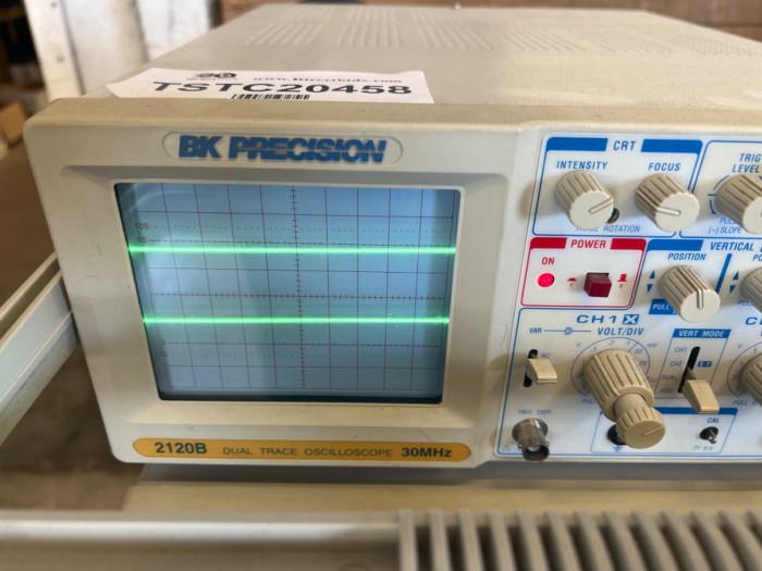BK Precision 2120B Dual Trace Oscilloscopes (Lot of 6) for sale