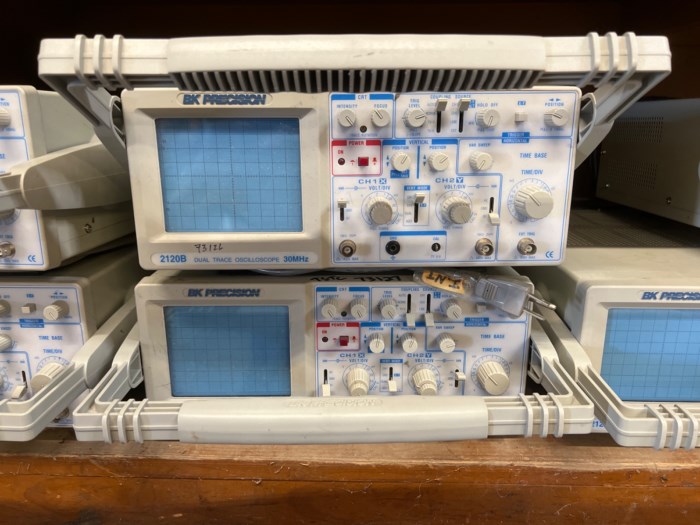 BK Precision 2120B Dual Trace Oscilloscopes (Lot of 7 for sale