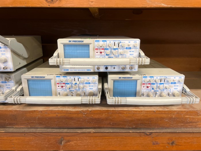 BK Precision 2120B Dual Trace Oscilloscopes (Lot of 7 for sale