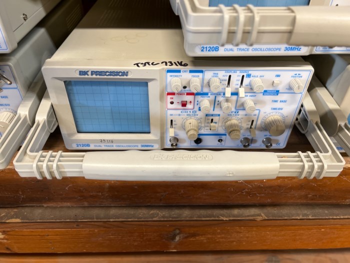 BK Precision 2120B Dual Trace Oscilloscopes (Lot of 7 for sale