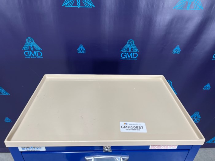 Blue Bell Bio Medical Crash Cart with Mini Refridgerator for sale