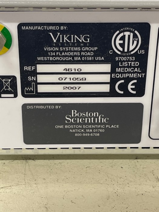 Boston Scientific 4610 SpyGlass Camera Controller for sale