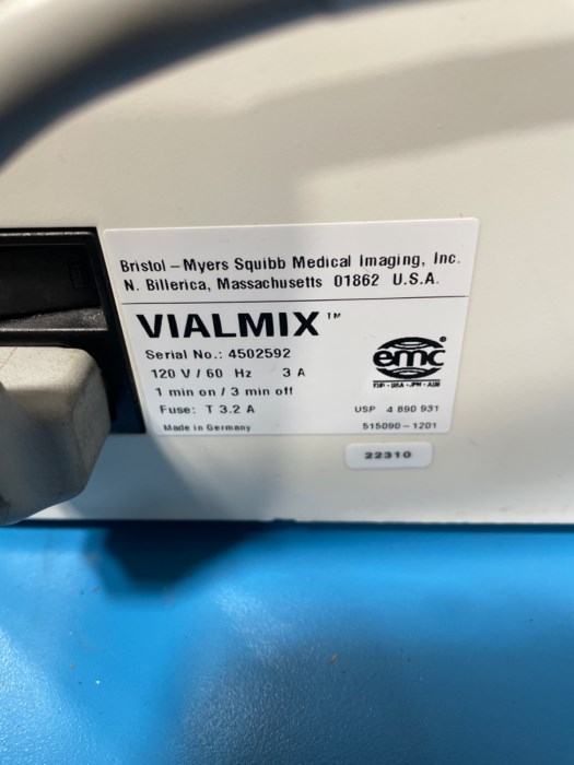 Bristol-Myers Squibb Vialmix Contrast Mixer for sale